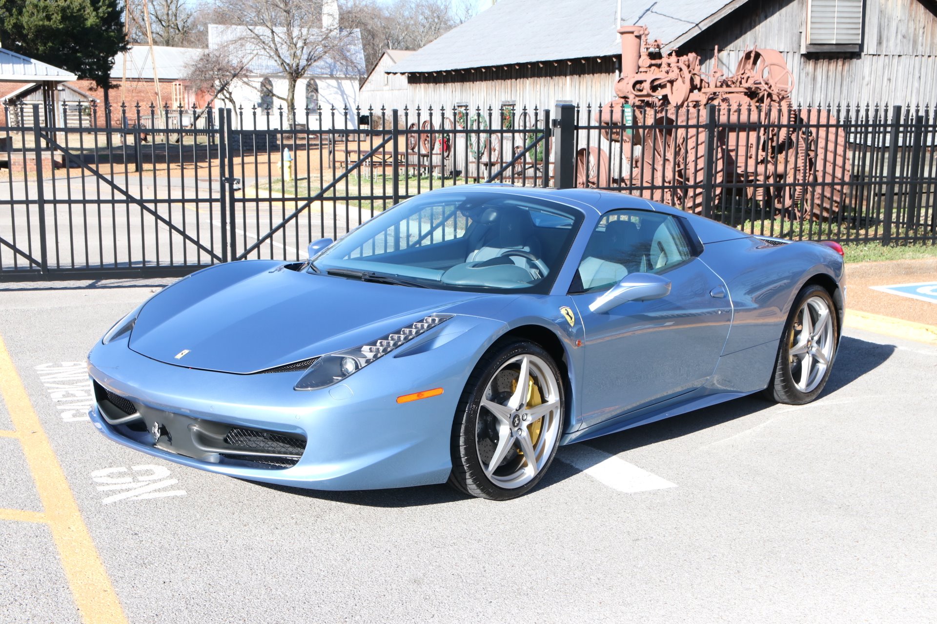 Ferrari 458 Spider Blue