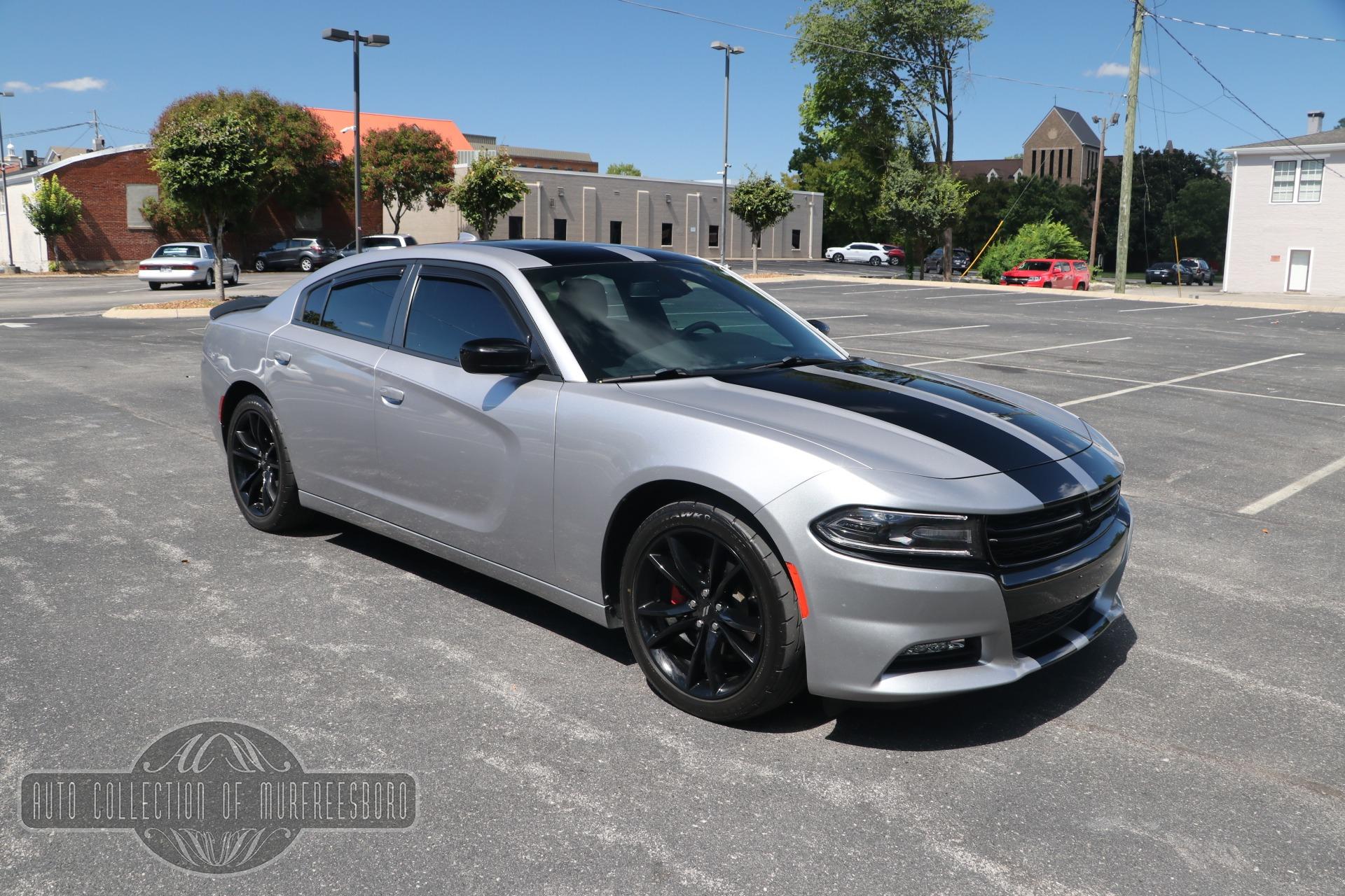 Gray Dodge Charger Blacktop