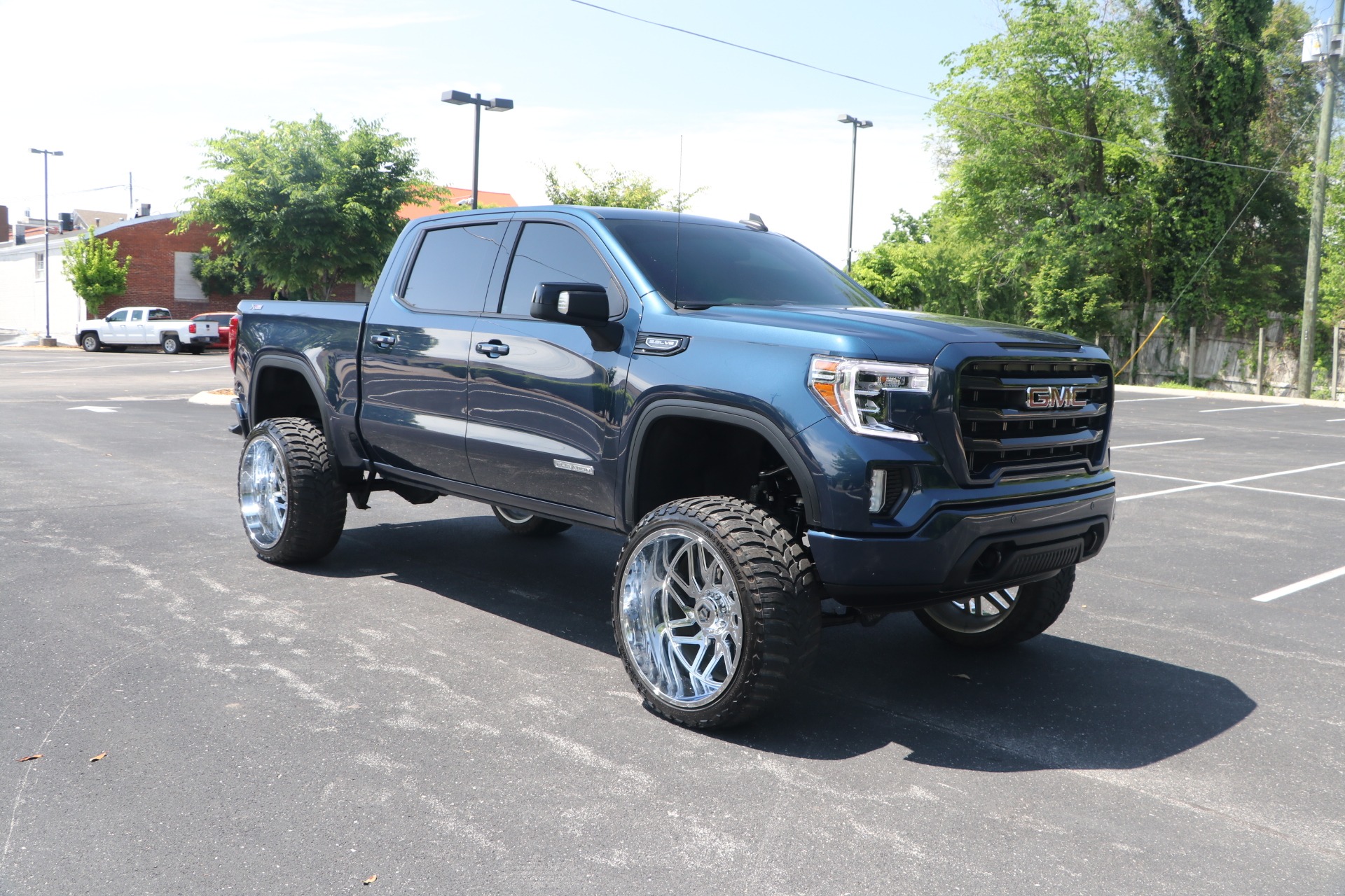 Gmc Trucks Lifted Blue