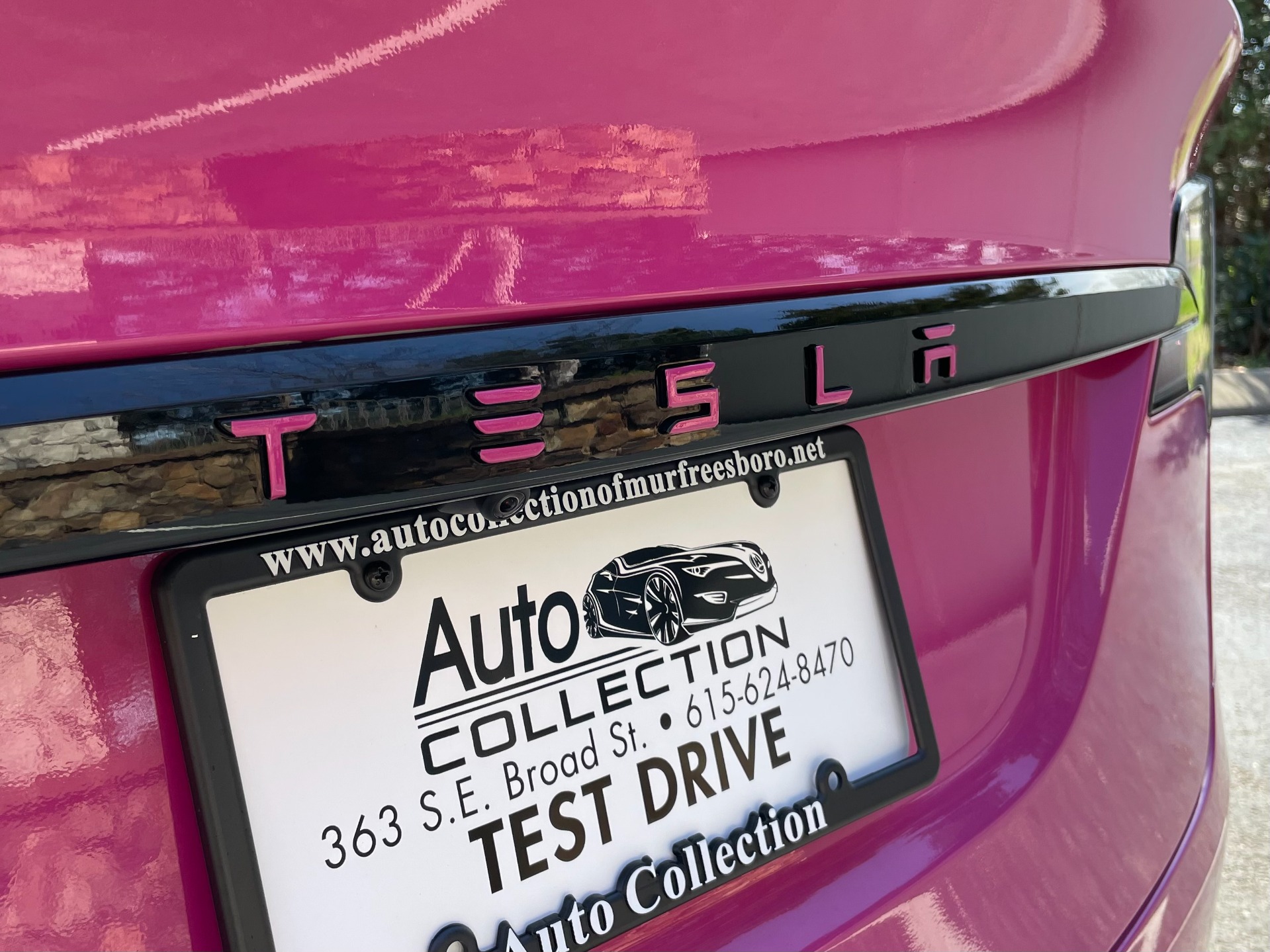 Pink tesla model x price store