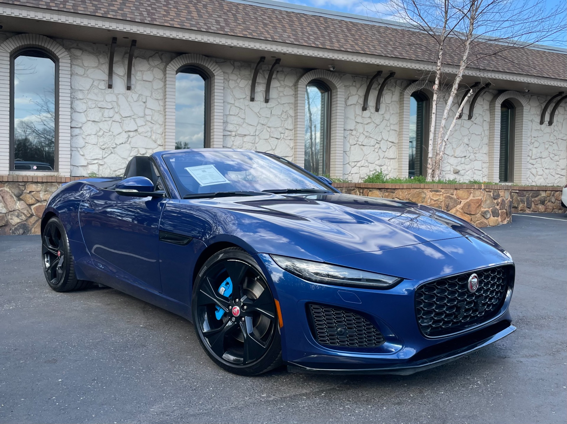 Used 2021 Jaguar F-TYPE P300 BLACK EXTERIOR PACK W/BLIND SPOT ASSIST ...