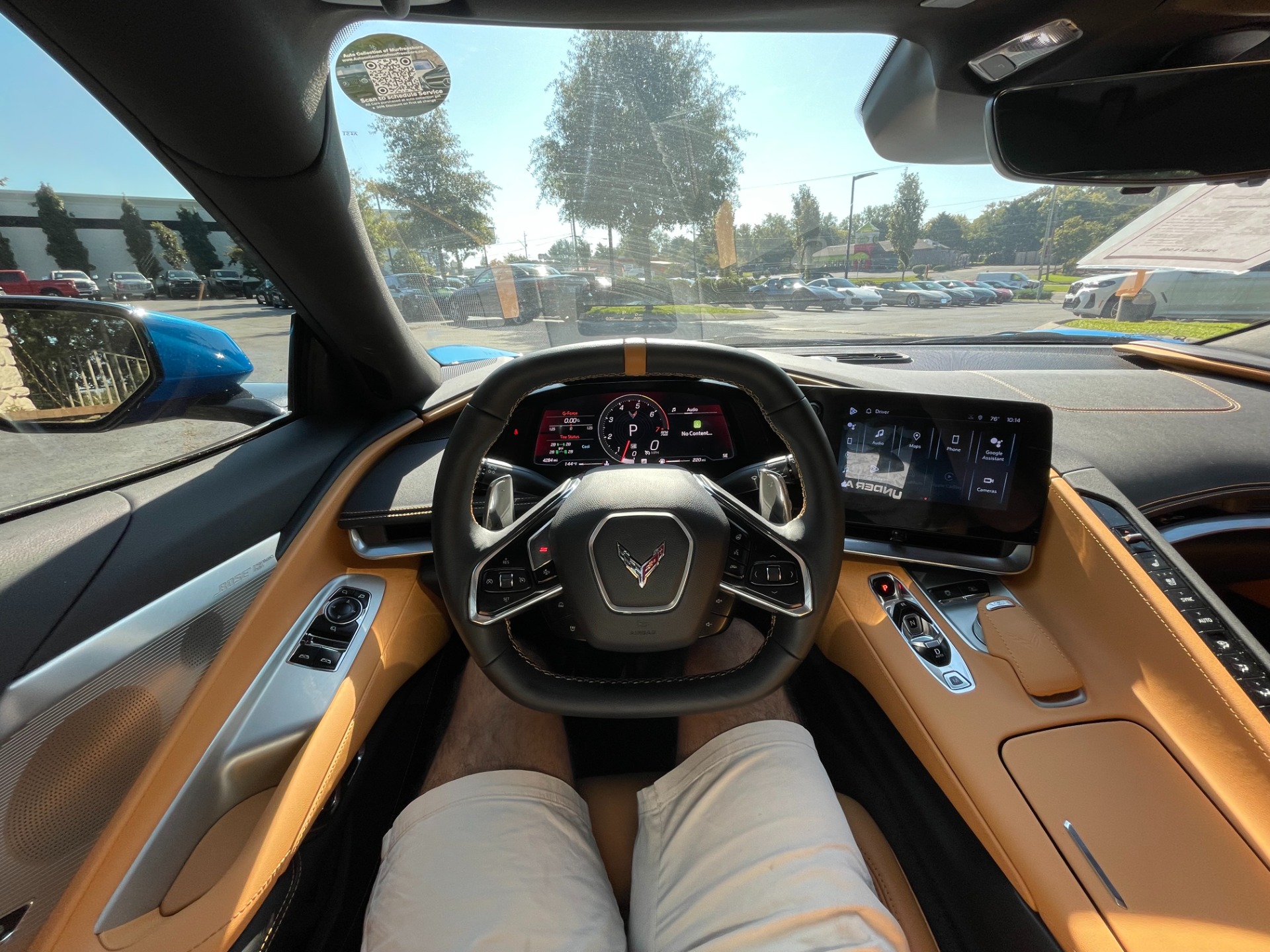 Corvette Stingray 2024 White Interior