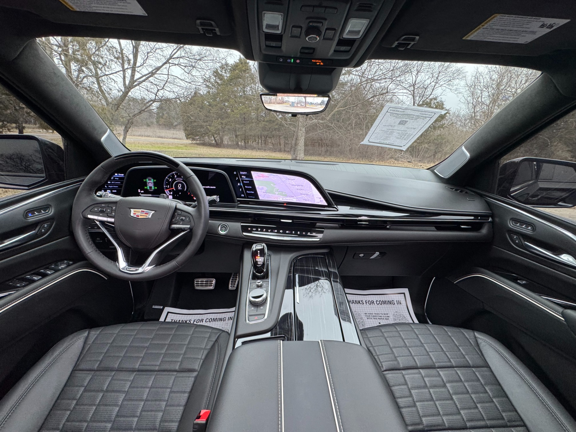 2024 Cadillac Escalade V Inside